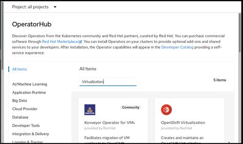 adding openshift virtualization to your openshift cluster using the web