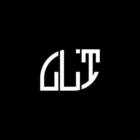Llt Letter Logo Design On Black Background Llt Creative Initials Letter Logo Concept Llt