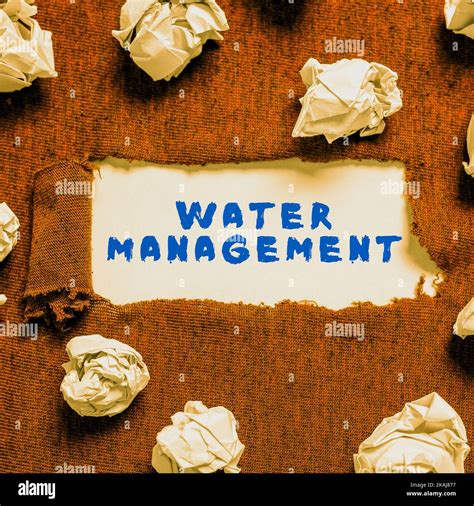 Writing Displaying Text Water Management Business Approach Tools That Typically Allow The