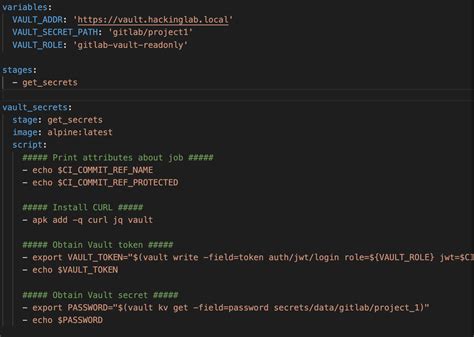 Gitlab CI CD Pipeline With Vault Secrets HoldMyBeer