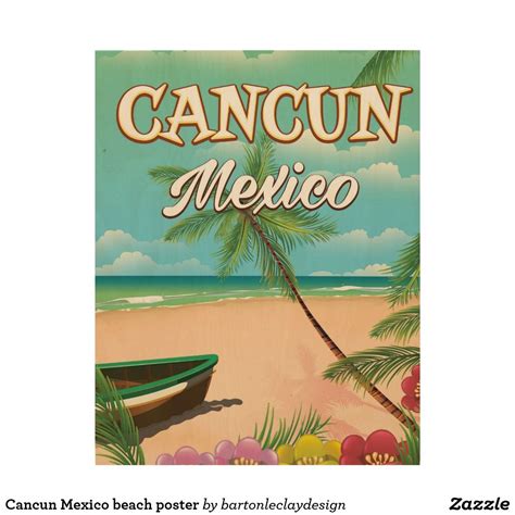 Cancun Mexico Beach Poster Zazzle Saint Vincent And The Grenadines