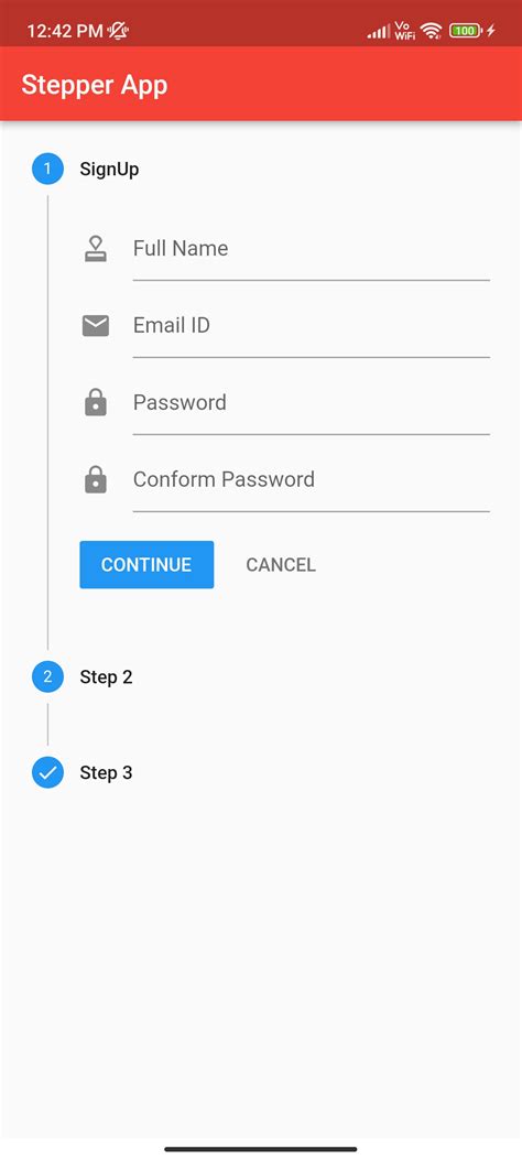 GitHub ManPanchani Stepper App