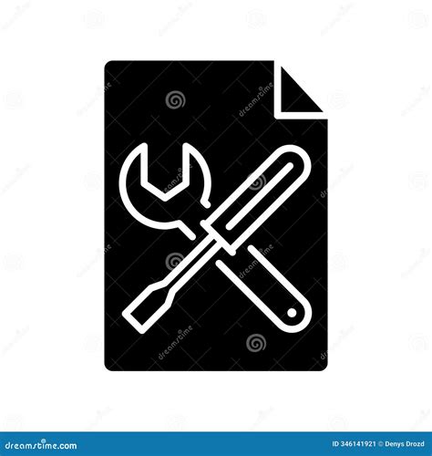 Technical Documentation Icon Vector Manual Illustration Sign Instruction Symbol Or Logo Stock