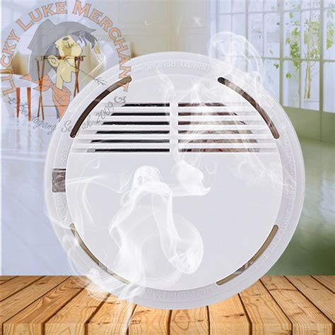 Sensor Alarm Kebakaran Detektor Asap Fotolistrik Sinyal Detector Dapur Rumah Teknologi