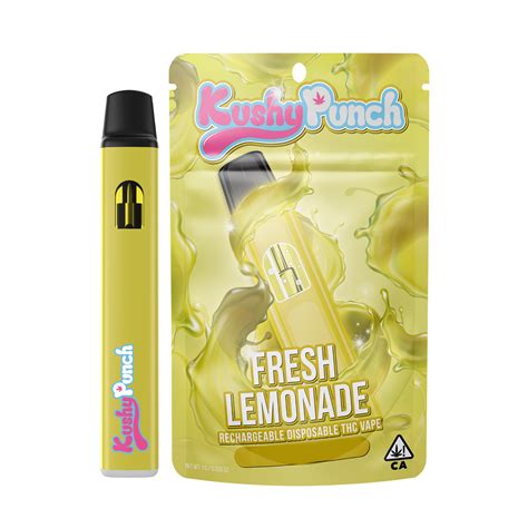 Kushy Punch Disposable Cartridge Fresh Lemonade 1g