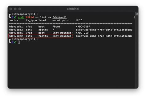 Mount A USB Device On A Raspberry Pi WEP YOU