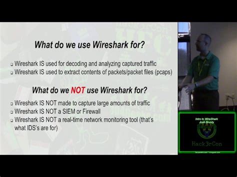 Conference Talks Talk Intro To Wireshark From Youtube Class Central