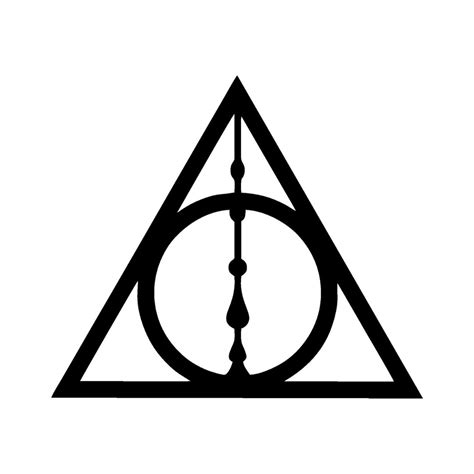 Harry Potter Deathy Hallows Svg File Png File Dxf File Etsy