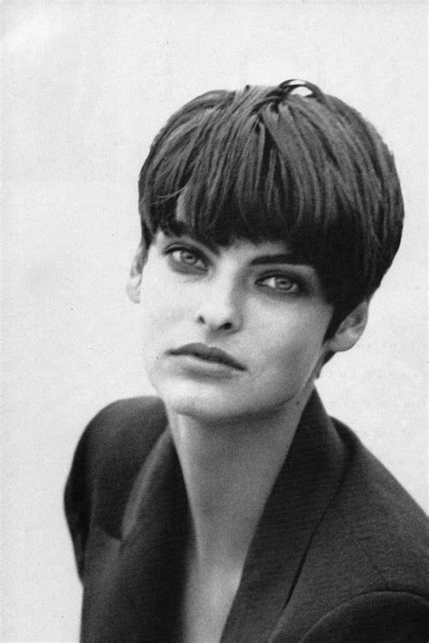 Linda Evangelista 1989 Linda Evangelista Short Hair Styles Peter