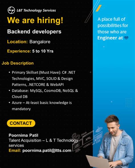 Poornima Patil On Linkedin Ltts Hiringtalent Backenddevelopers