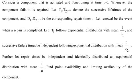 Solved Consider A Component That Is Activated And
