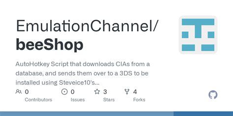 GitHub EmulationChannel BeeShop AutoHotkey Script That Downloads