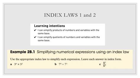 Algebra Index Lawspptx