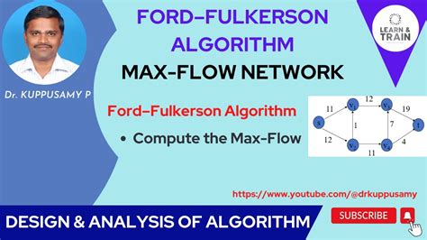 45 Ford Fulkerson Algorithm Maximum Max Flow Network Example Youtube