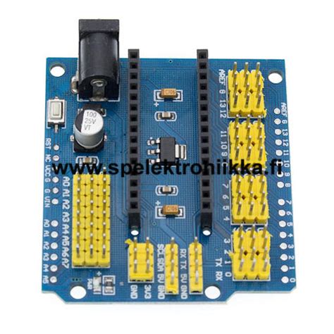 Arduino NANO I O Shield Prototype Board SP Elektroniikka Oy