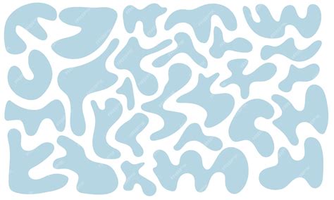 Premium Vector Set Of Abstract Organic Shapes Spots Blobs Patterns