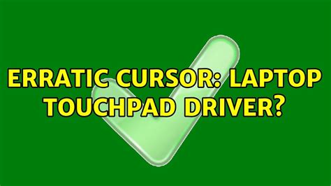 Ubuntu Erratic Cursor Laptop Touchpad Driver YouTube