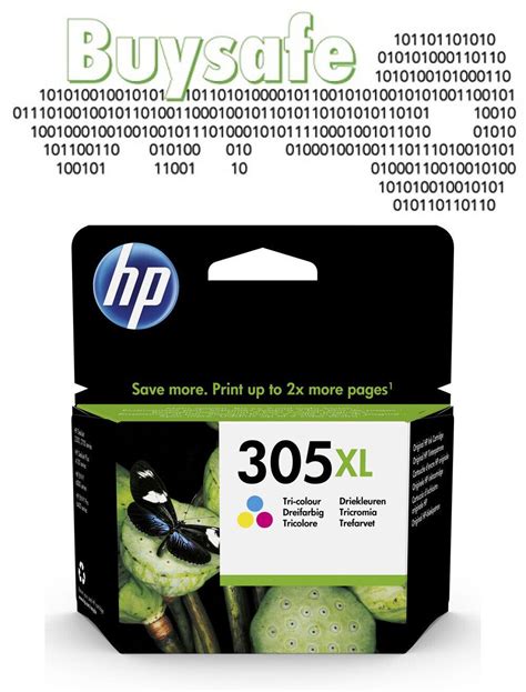 Hp 305xl High Yield Colour Original Ink Cartridge For Hp Envy 6032 Aio