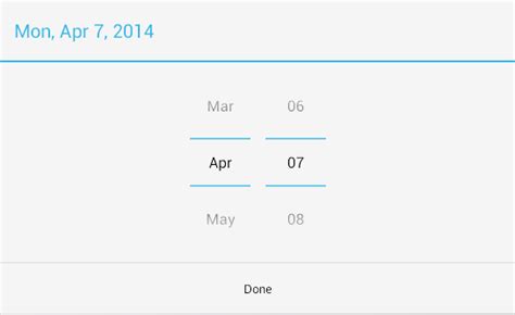 Choosing Another Datepicker Dialog On Android Stack Overflow