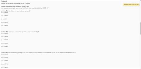 Solved Problem 6 3 Points Use The Following Information