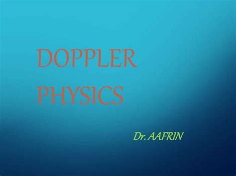 Exploring Doppler Effect Physics Frequency Shifts In Sound And Light