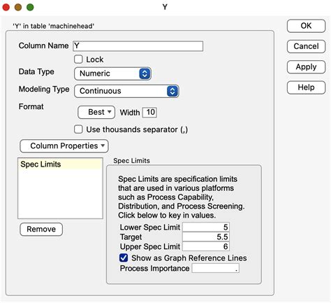 solved i cannot add usl and lsl to my variability chart automatically