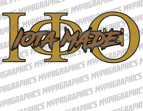 Iota Made Gold Png Iota Phi Theta Svg Nphc Svg Centaur Svg Cut File