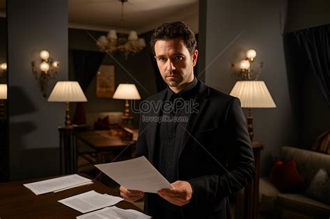 블랙 슈트 남자