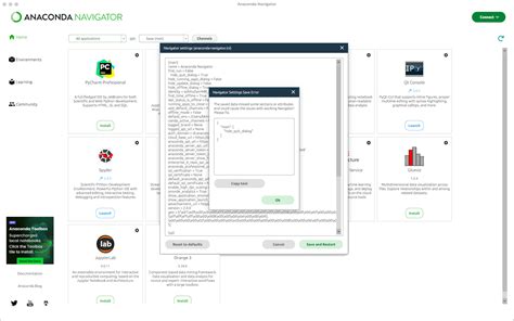Editing Navigator And Conda Configuration Files Anaconda