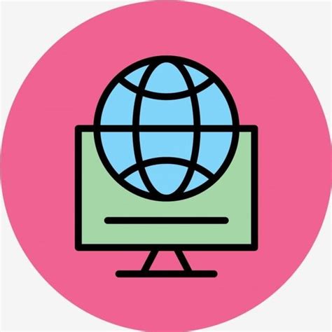 Internet Server Clipart Hd Png Vector Internet Server Icon Server Icons Internet Icons