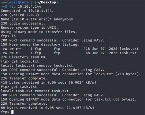 Tryhackme Bounty Hacker Eric Logan