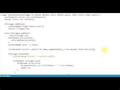 Apex Trigger To Add The Contact First Name And Last Name To Associated Account Custom Field