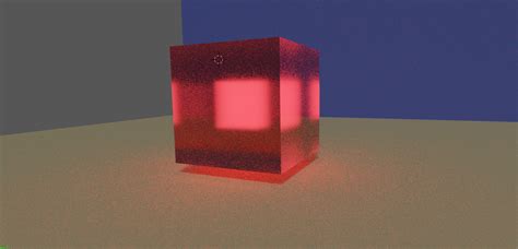 rendering how to nest a glowing cube inside a larger cube in and