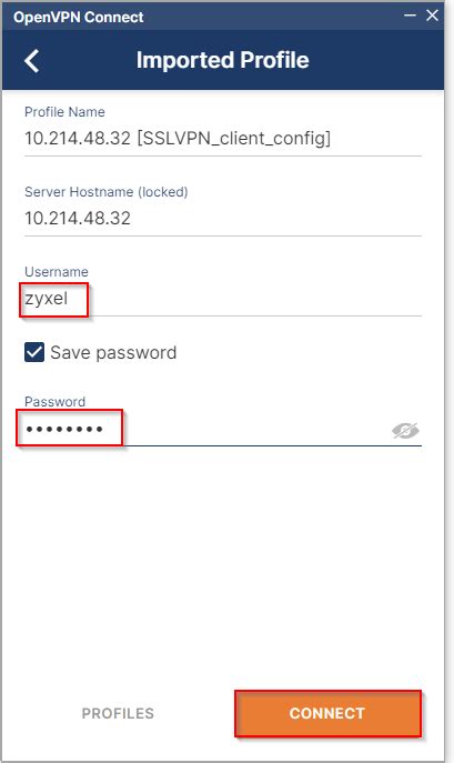 How To Configure Ssl Vpn Connection With Openvpn Connect Client