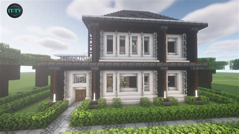 Black And White Mansion Design Tutorial Link In The Comments Hope