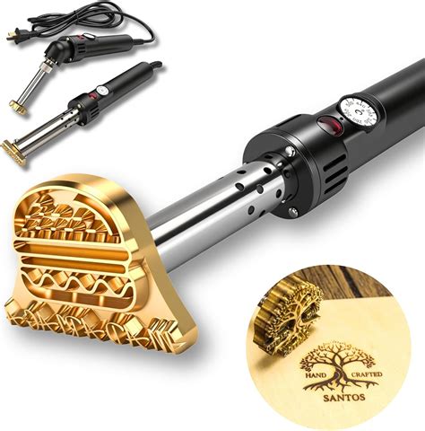 Custom Electric Branding Iron For Wood Personalized Metal Stamp Logo Wood Burning
