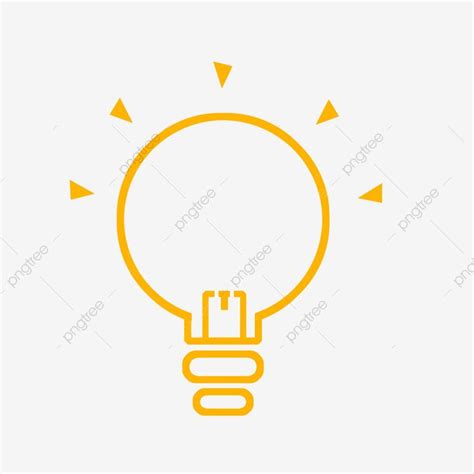 오렌지 전구 일러스트 아이콘 Png 투명 층 재료 전구 그림 오렌지 전구 아이콘 만화 전구 Png 일러스트 및 Psd 이미지 무료 다운로드 Pngtree
