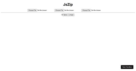 Jszip Test Codesandbox