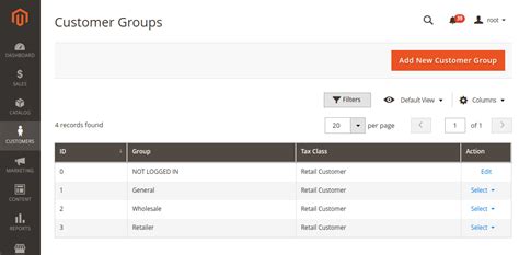 Create Customer Groups In Magento 2 In 3 Clicks