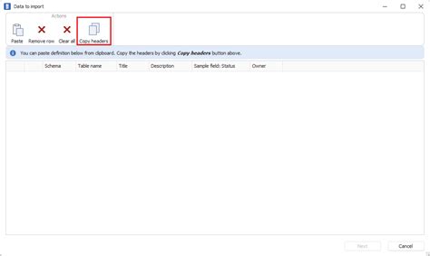 Importing Descriptions Manually Dataedo Documentation