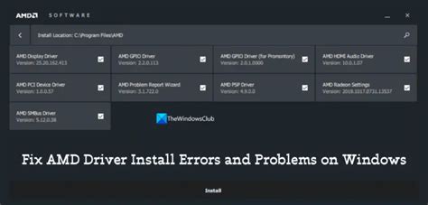 Fix AMD Driver Install Errors And Problems On Windows