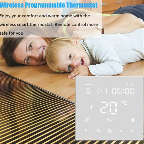 Wifi Underfloor Room Thermostat Water Gas Boiler E Vicedeal