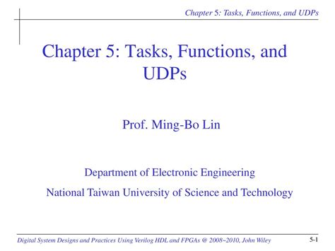 chapter 5 tasks functions and udps ppt download