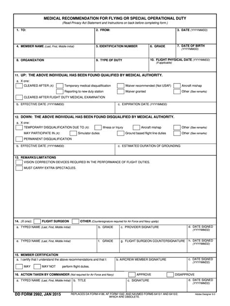 Dd2992 Fill Out And Sign Online Dochub