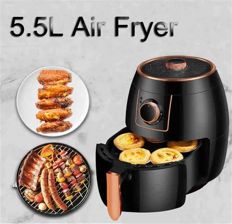 ₩169724에서 55l 스마트 전기 에어 프라이 오븐 오일 가정 대용량 다기능 깊은 프라이어 Led 터치 스크린 360 에어
