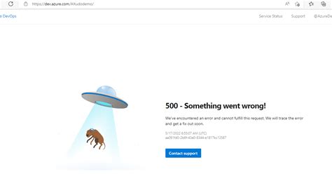 Unable To Login Azuredevops Organisation Got 500 Error Microsoft Qanda