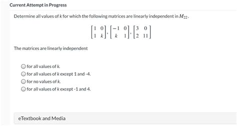 solved current attempt in progress determine all values of k