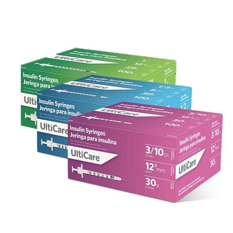 Ulticare® Insulin Syringes Diabetic Syringes