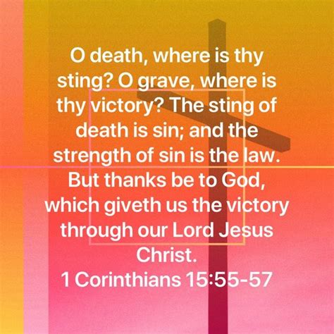 1 Corinthians 15 55 57 O Death Where Is Thy Sting O Grave Where Is Thy