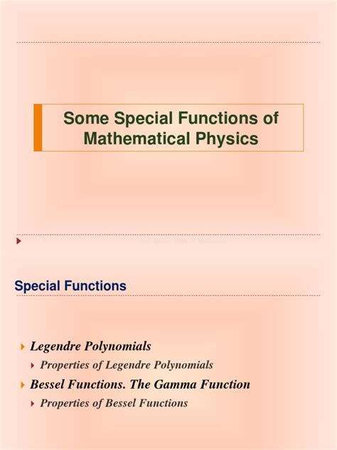 Bessels Functions Pdf Discrete Mathematics Mathematical Relations